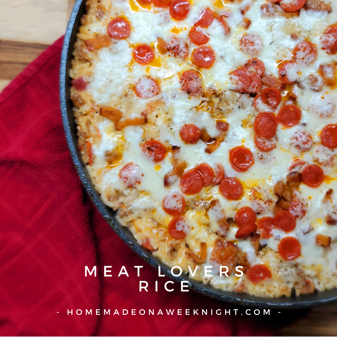 Meat Lovers Rice - Homemade on a Weeknight