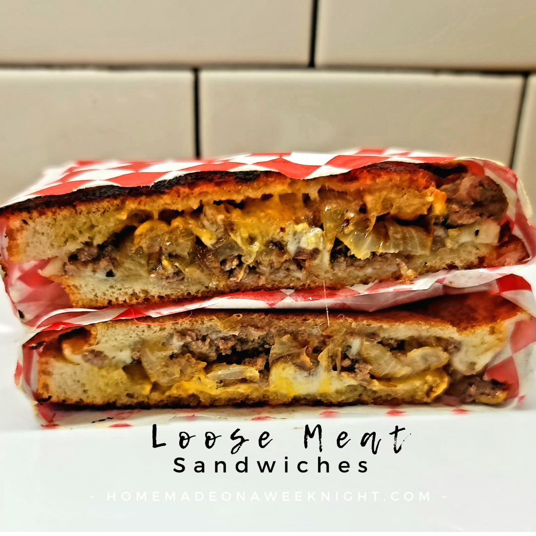 Loose Meat Sandwiches - Homemade on a Weeknight