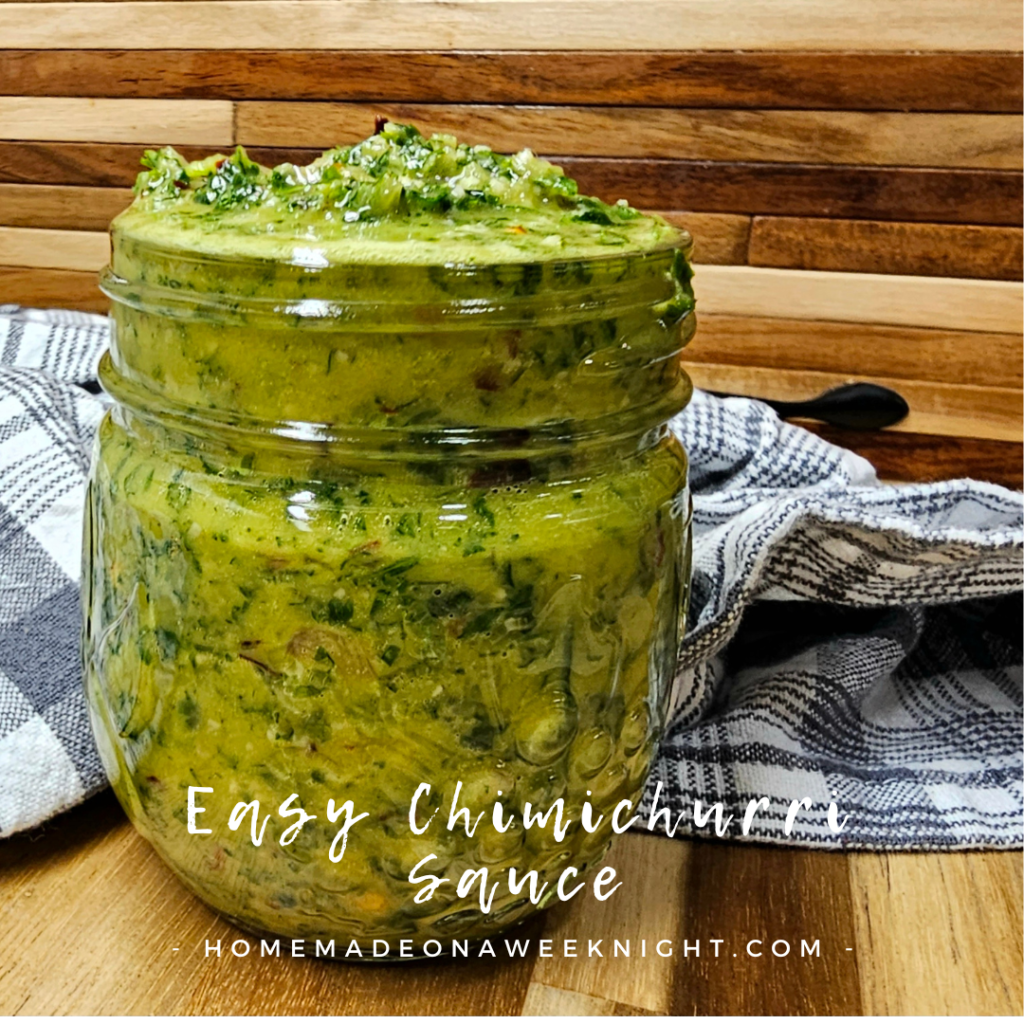 Easy Chimichurri Sauce - Homemade on a Weeknight