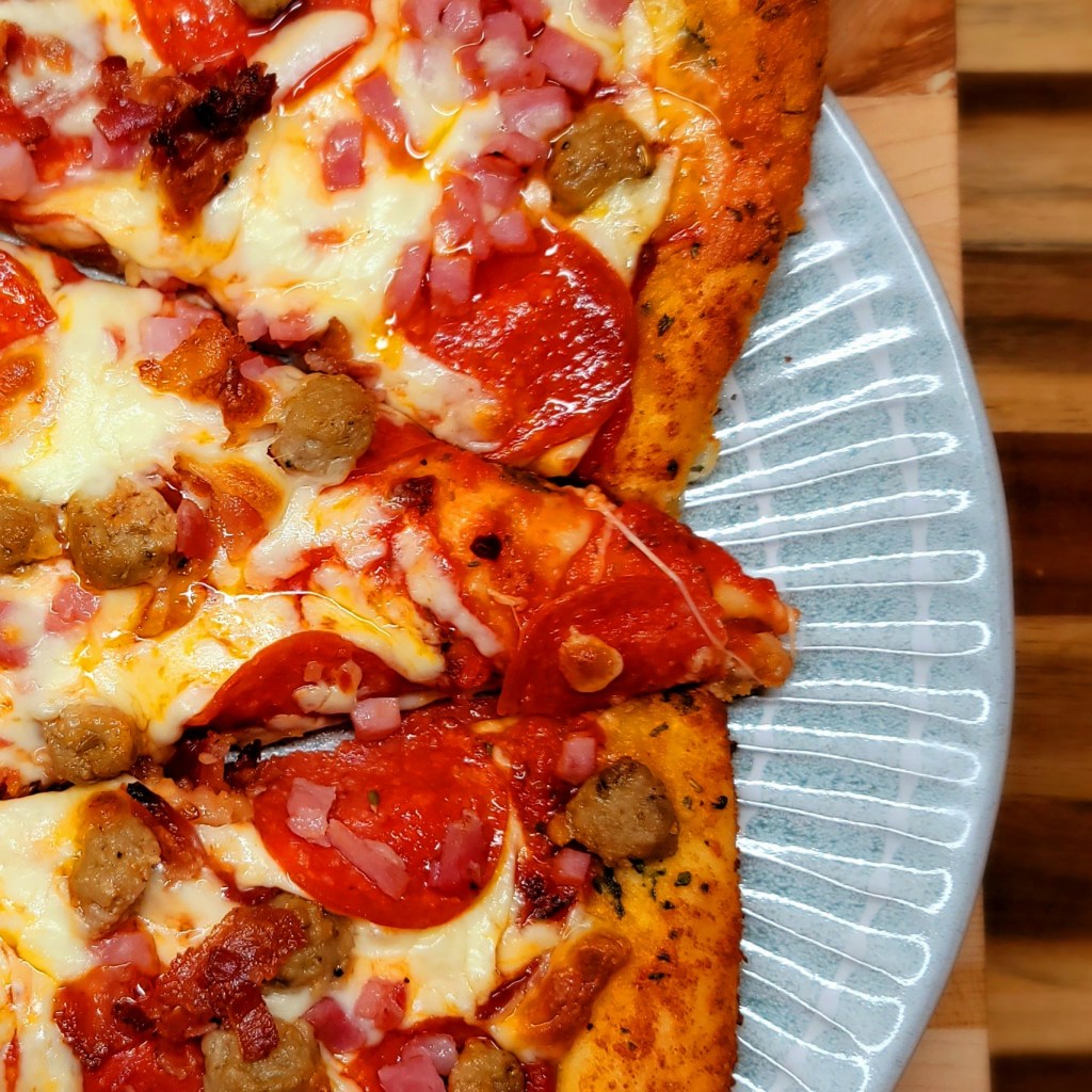 Meat Lovers Pizza - Homemade on a Weeknight
