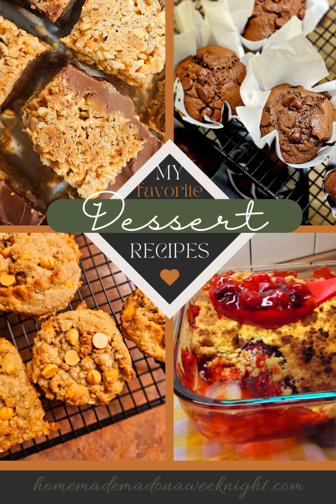 A Collection of Dessert Recipes - Homemade on a Weeknight