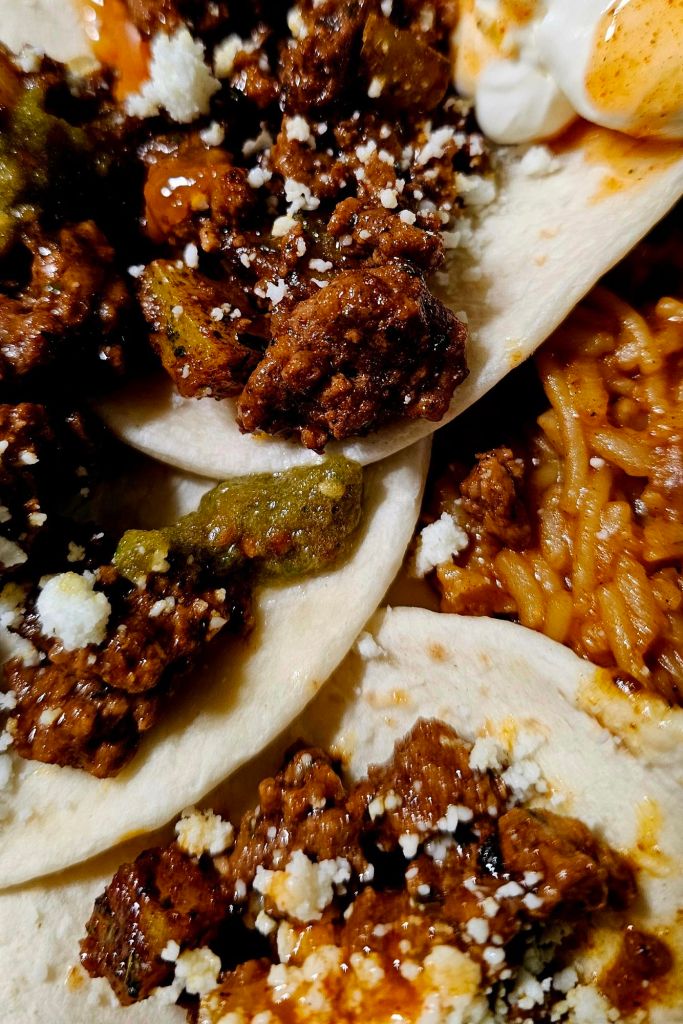 Ground Beef & Potato Tacos - Homemade on a Weeknight