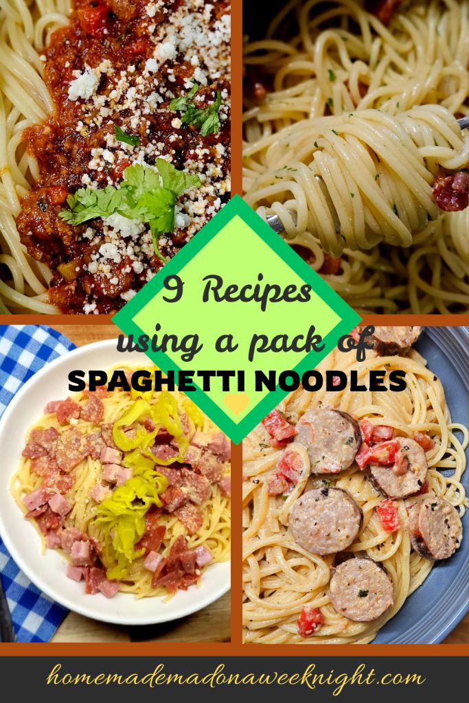 9 Recipes Using a Pack of Spaghetti Noodles #RecipeCollection ...